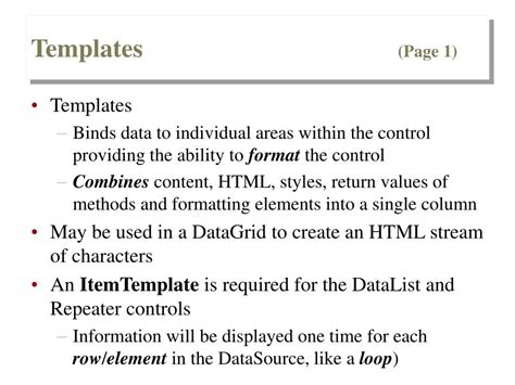 Ppt Data Aware Controls In Aspnet ® Applications Powerpoint