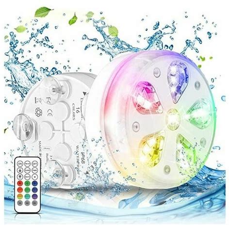 Ayyqh Éclairage De Piscine Submersible Led étanche Pour Jardin