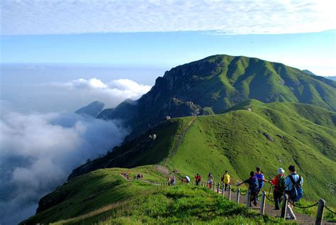 武功山徒步路线图高清 武山徒步路线图 武山登山路线图 大山谷图库