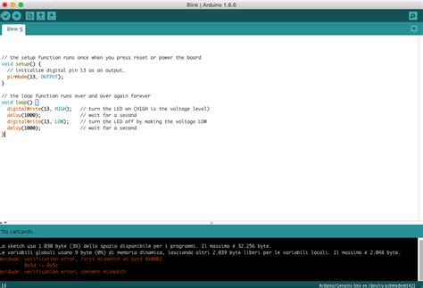 Problema Caricamento Sketch Avrdude Verification Error Content