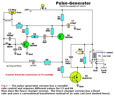 High Voltage Pulse Generator Circuit Diagram