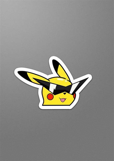 Pikachu Squad Sticker Pokemon Stickers Stickers For Hydroflask Laptop