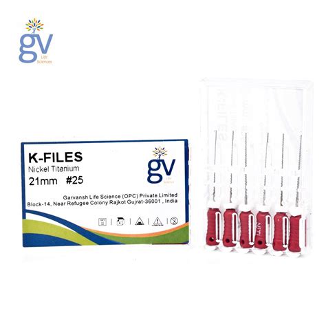 Niti K Files(21mm) – GV Life Science