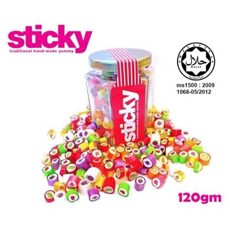 Ready Stock~sticky Candy Handmade Halal Stok Sedia Masam Manis Gula