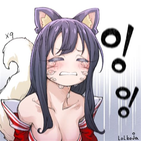Ahri League Of Legends Drawn By Lolboja Danbooru