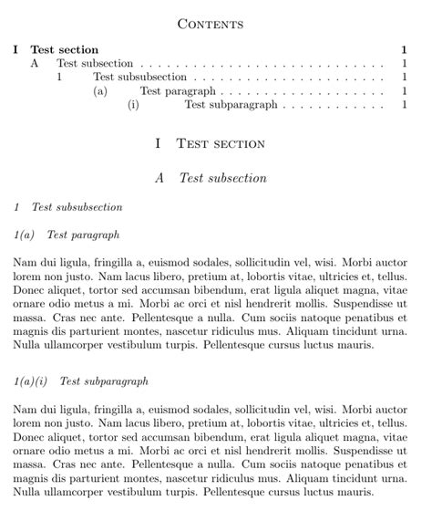Sectioning Different Section Numbering Styles For Toc And Body Tex