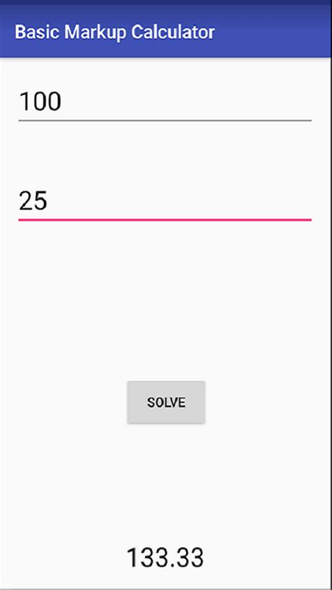 Financial Markup Calculator Apps And Games
