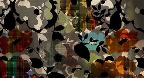 پس زمینه رنگارنگ پاییزی گرافیک هنری و آبرنگ با طرح برگ و گل به رنگ مشکی خاکستری و نارنجی 1637596