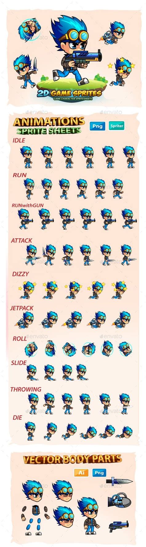 2d Game Character Sprites PNG Transparent Sprite Sheet Of The Flash