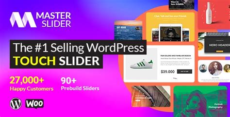 Master Slider Pro 378 Touch Layer Slider Wordpress Plugin Resell