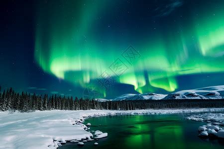 天空中美丽的极光高清图片下载 正版图片600451696 摄图网