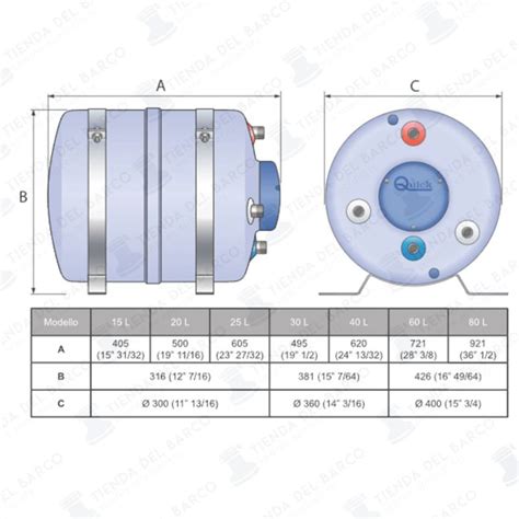 Quick Calentador B3 20lts 1200w 220v