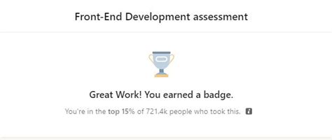 Khaber Ahmed On Linkedin Assessment Frontenddevelopment Skills Linkedin