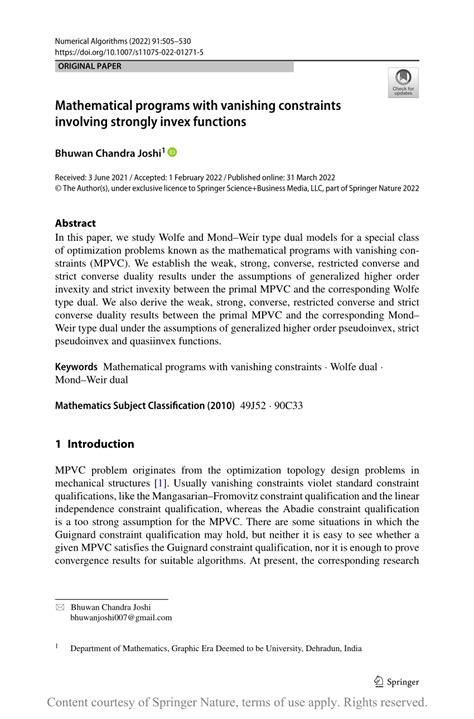 Mathematical Programs With Vanishing Constraints Involving Strongly