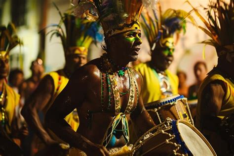 Cultural Heritage Preserved By Samba Bands Ar Generative Ai Premium