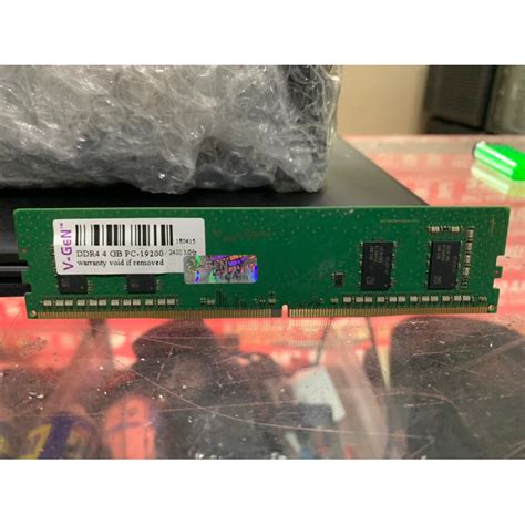 Jual Ram Pc 4gb Ddr4 Pc 19200 V Gen Longdim Memori Memory Shopee