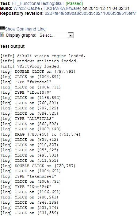 Automated GUI Testing With CTest CDash And Sikuli
