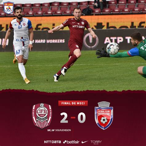 CFR Cluj a devenit lidera campionatului și pune presiune pe FCSB