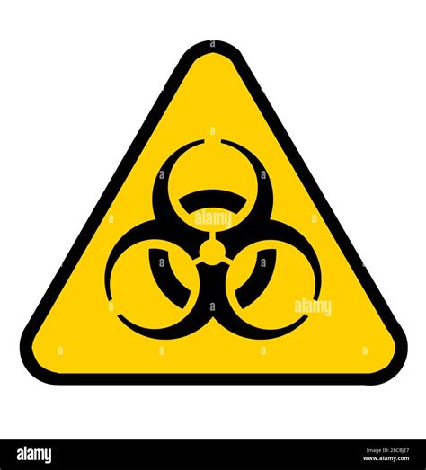 Symbole Davertissement De Risque Biologique Sur Le Symbole D