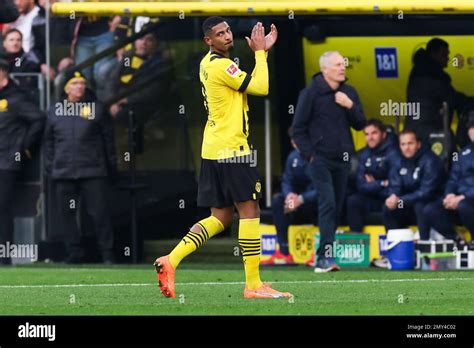 Dortmund Germany February 4 Sebastien Haller Of Borussia Dortmund