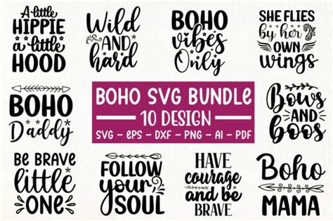 Boho Svg Bundle Graphic By Shifatcre4ation · Creative Fabrica