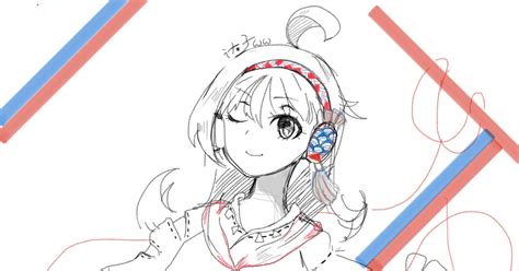 线条 虽然是画渣，但还是会继续努力的！qwq 达子wwのイラスト Pixiv