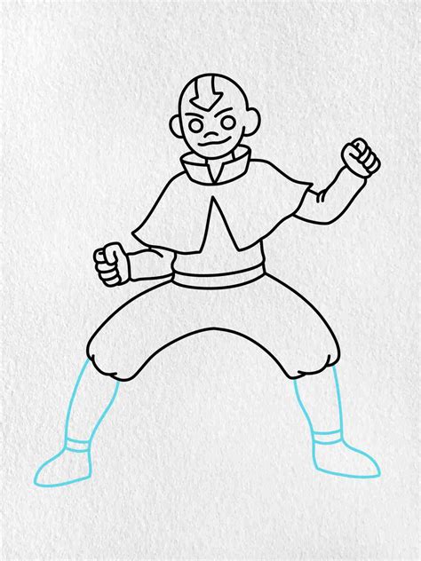 Draw Aang Helloartsy
