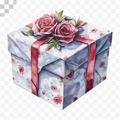 Caja De Regalo Fondo Transparente Archivo PSD Premium
