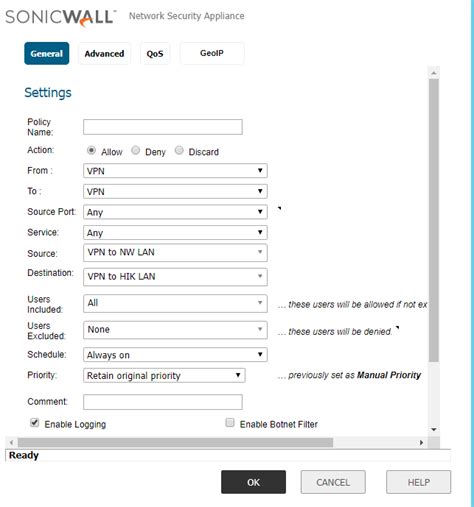 Solved How To Allow Traffic From One Vpn To Another Vpn On Sonicwall Networking Spiceworks
