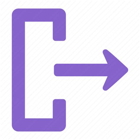 Arrow Indicator Directional Exit Icon Download On Iconfinder