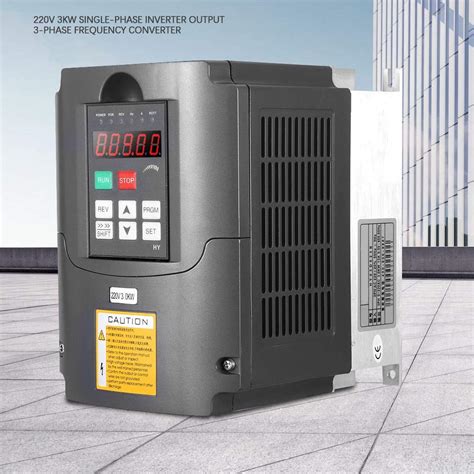 Convertidor de variador de frecuencia variable de 3 0 kw monofásico a