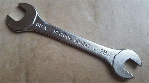 Assorted Original Britool Midget Mini Small Open Ended Spanner Spanners Ba Mm Af 0ba X 2ba