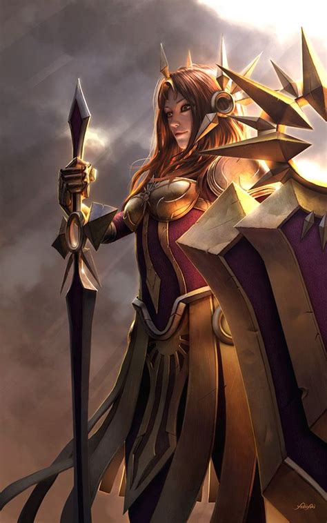 Leona League Of Legends Fanart On Behance Lol League Of Legends