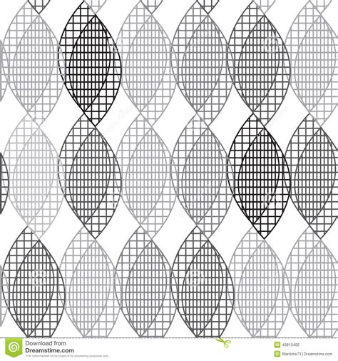 Abstract Monochrome Geometric Seamless Pattern Stock Illustration Illustration Of Cute