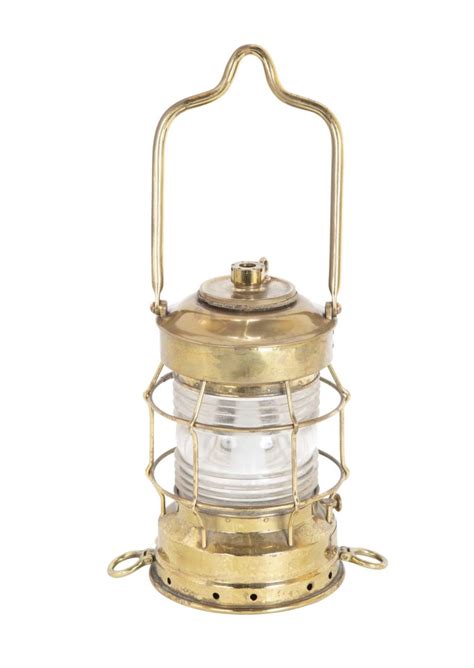 SOLD Rare Long Handled Brass Ship S Masthead Lantern Find Weatherly LLC