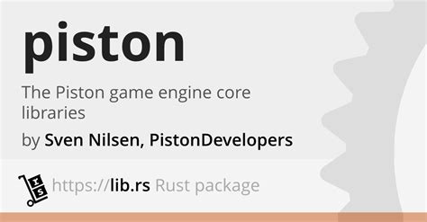Piston Rust Game Dev Lib Rs