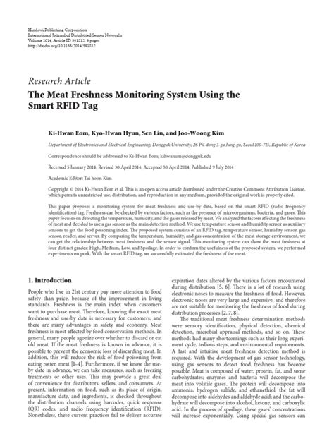 Themeatfreshnessmonitoringsystemusingthesma Pdf Radio