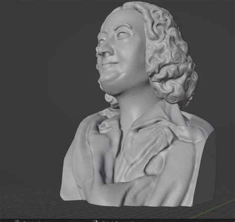 antonio vivaldi 3d model 3d printable cgtrader