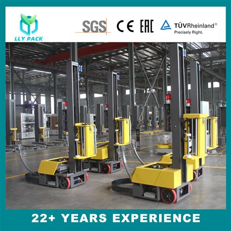 Robot Wrapper Stretch Film Wrapping Machine For Cargo Pallet Packaging Pallet Wrapping Machine