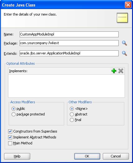 Extending Business Components Functionality