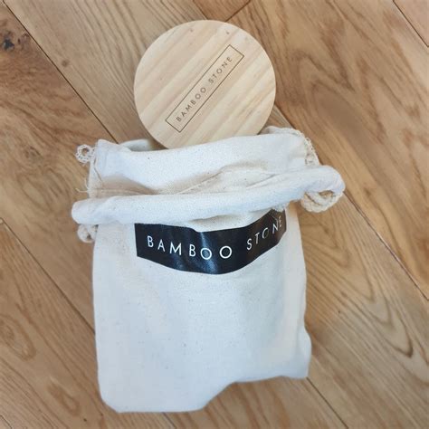 Canvas Drawstring Bag Bamboo Stone