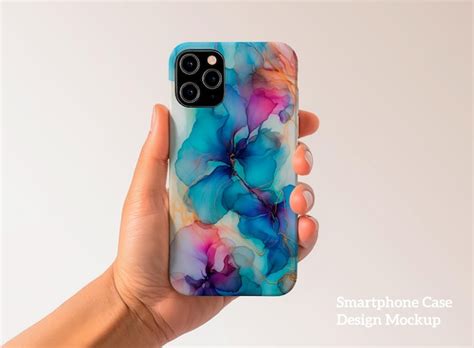 Premium Psd Smartphone Case Design Mockup