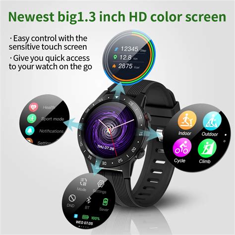 Outdoor Adventure Smartwatch With Compass And Barometer Survival Gears