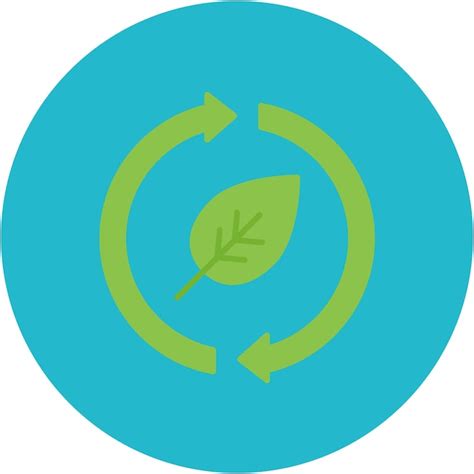 Estilo De Ilustração Do Vetor De Energia Renovável Vetor Premium