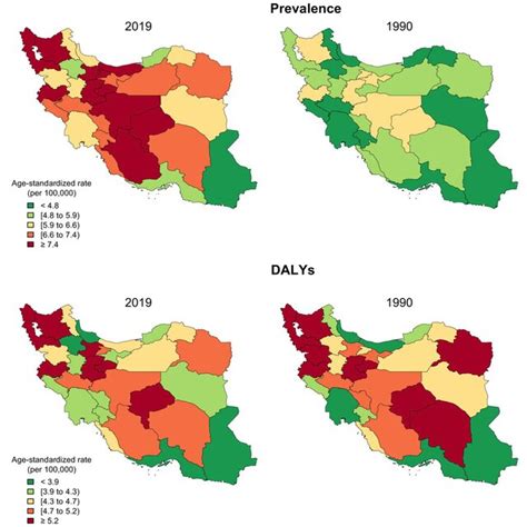 The Rates Of Epidemiological Measures By Age Composition At The
