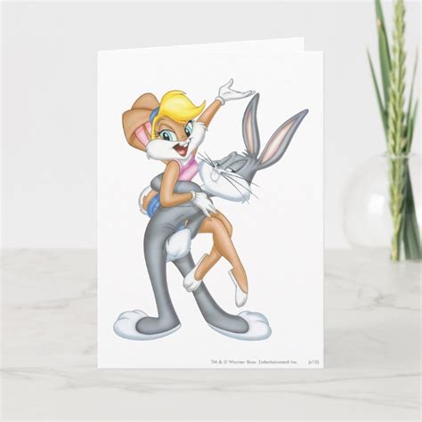 Bugs Bunny™ And Lola Bunny 2 Card Zazzle
