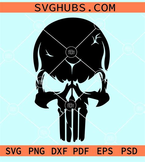Punisher T Shirt Decal Human Skull Symbolism Clip Art Punisher Clip