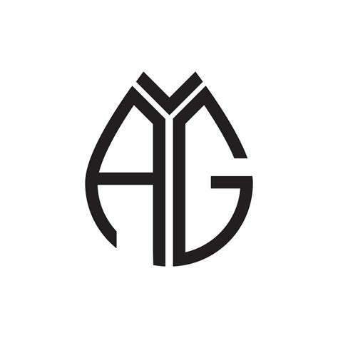 Ag Letter Logo Design Ag Creative Initial Ag Letter Logo Design Ag