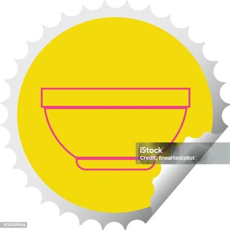 밥 그릇 원형 필 링 스티커 0명에 대한 스톡 벡터 아트 및 기타 이미지 0명 깨끗한 라벨 Istock