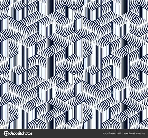 Cubes Seamless Pattern Vector Background Lined Dimensional Blocks Architecture Construction